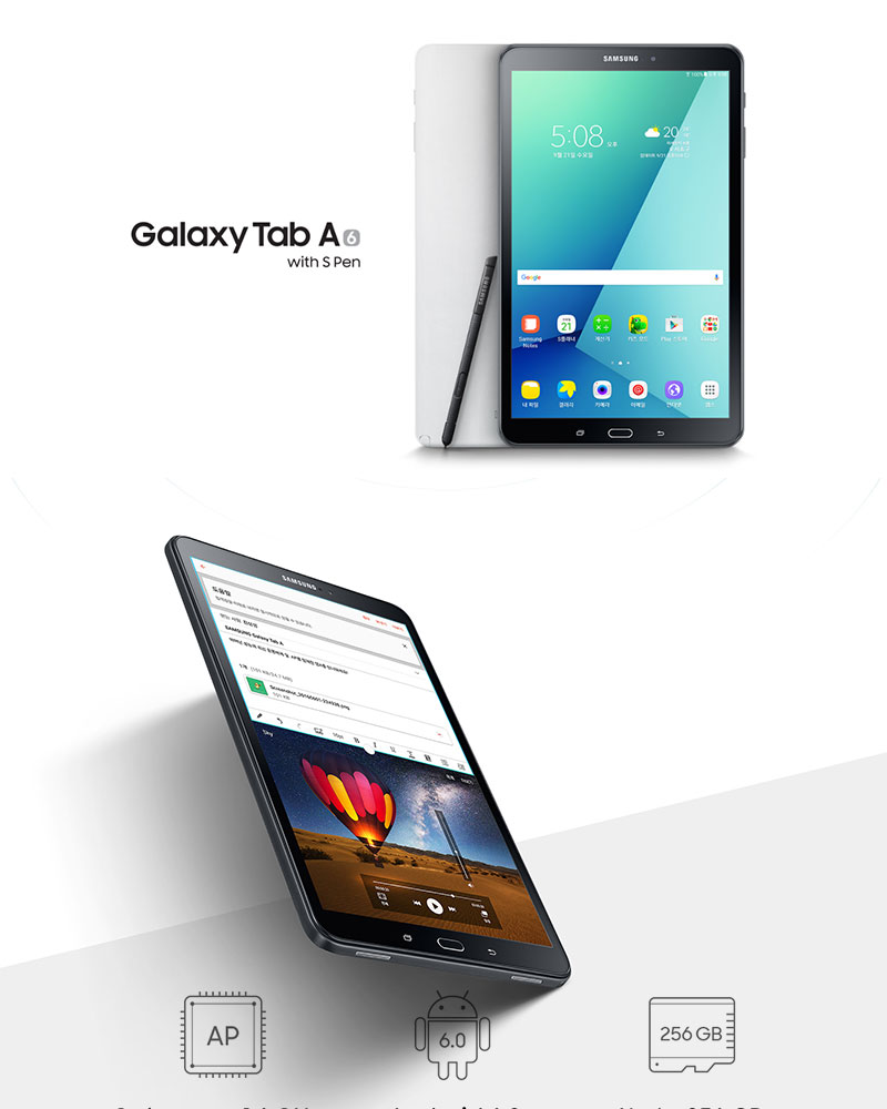 Samsung Sm P585 Galaxy Tab A With S Pen 10 1 4g Lte Wi Fi Ram 3gb 32gb